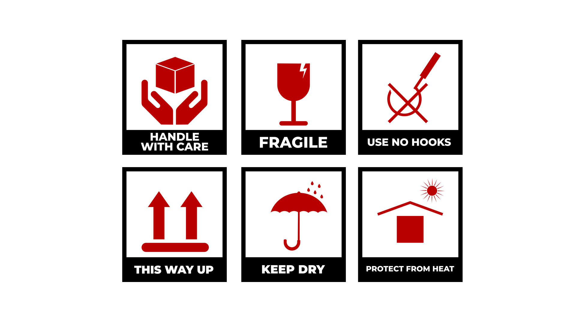 Handling and Care Symbols on Shipping Cartons - 9 Essential Symbols You ...